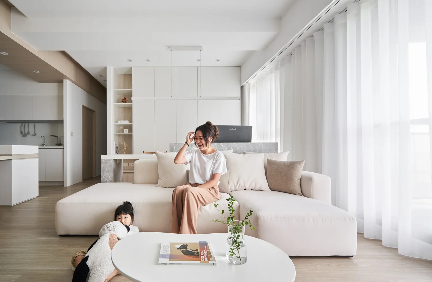 親子共學宅設計｜28坪日式簡約風的溫馨提案 — Indahouse