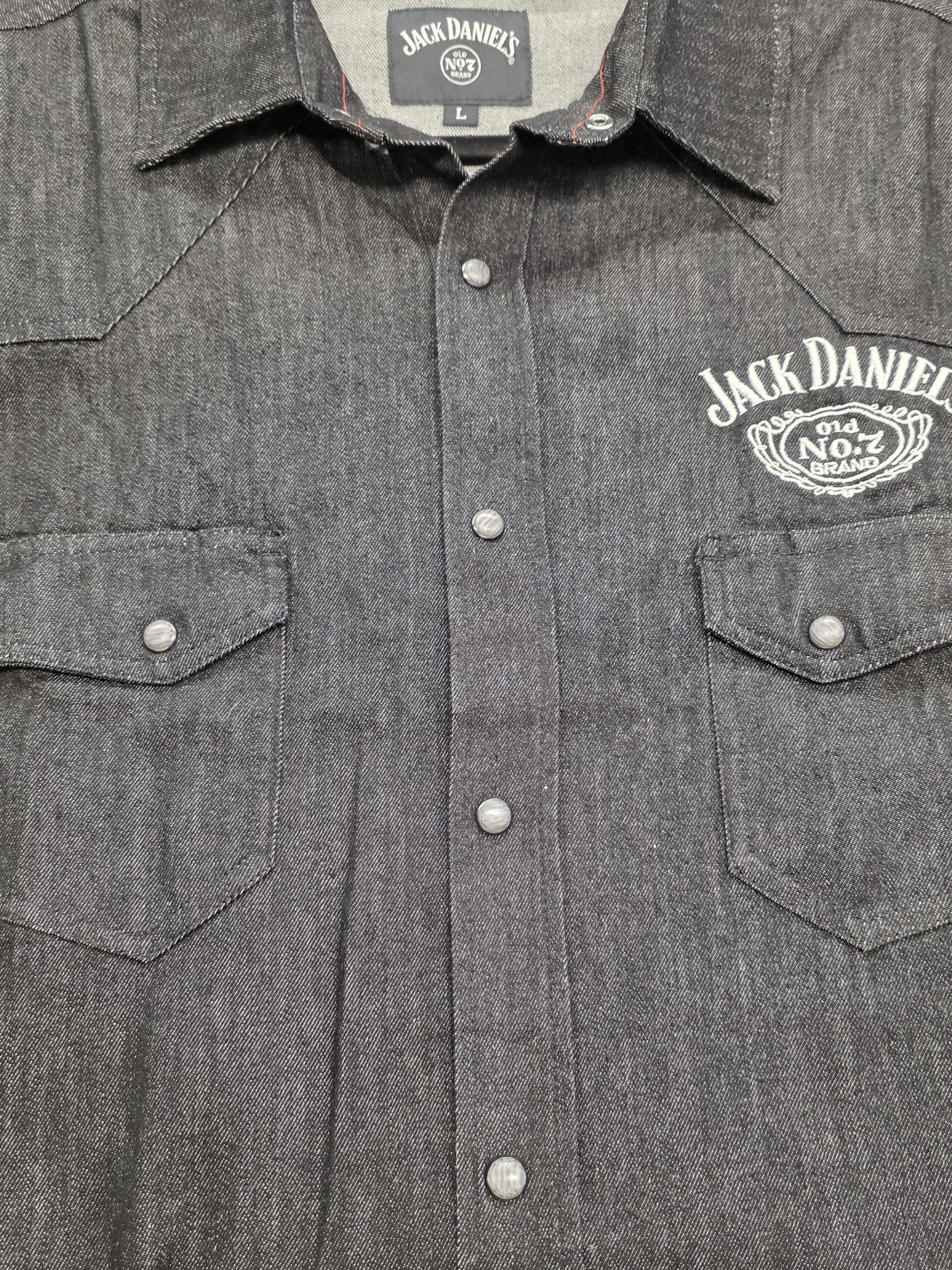 Vintage Jack Daniels Long Sleeve Button Up — The Pickled Cowboy