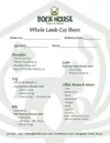 Whole Lamb Cut Sheet — Boek House Hearth & Husbandry