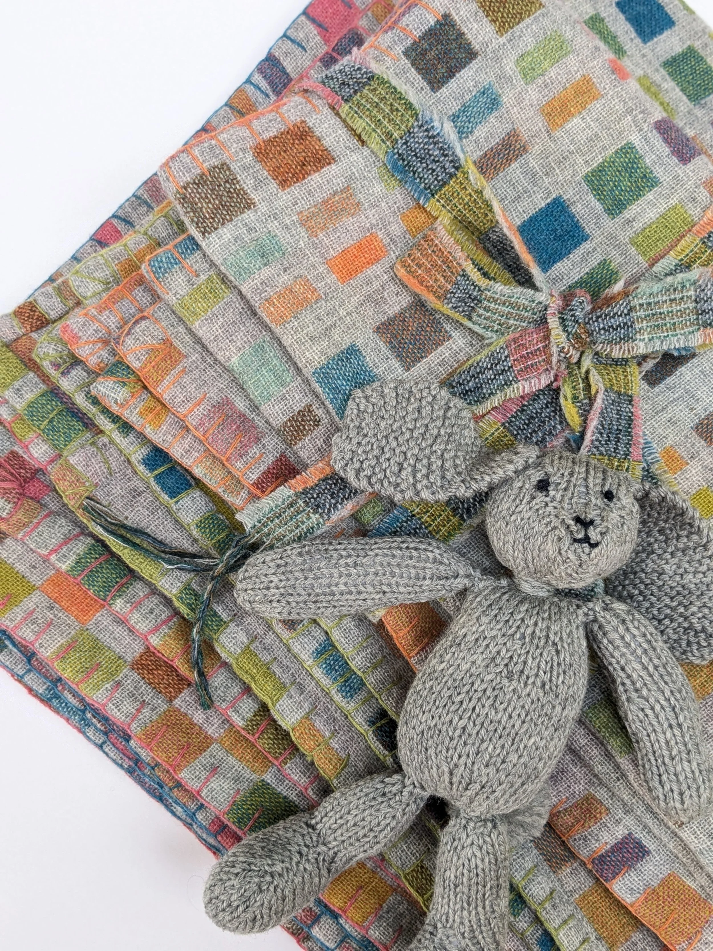 MORSE CODE LOVE BLANKET. Batch #2 — Holly Berry Woven Textiles