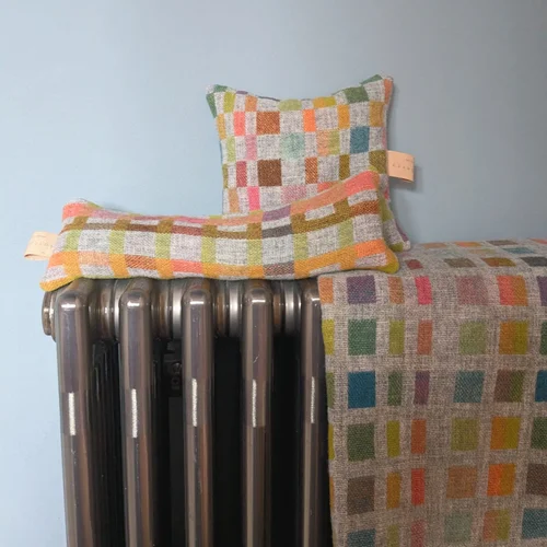 MORSE CODE LOVE BLANKET. Batch #2 — Holly Berry Woven Textiles