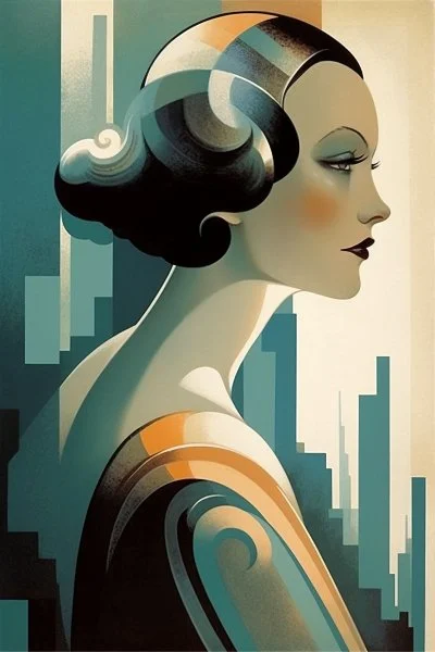 002 Elegant Female Poster | Large Size Poster | PRINTABLE Downloadable ...