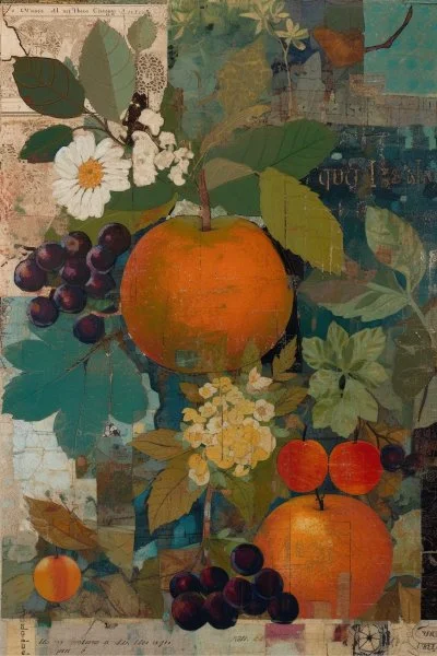 005 Fruit Collage Poster | Large Size Poster | PRINTABLE Downloadable ...