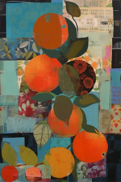 005 Fruit Collage Poster | Large Size Poster | PRINTABLE Downloadable ...