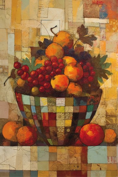 005 Fruit Collage Poster | Large Size Poster | PRINTABLE Downloadable ...