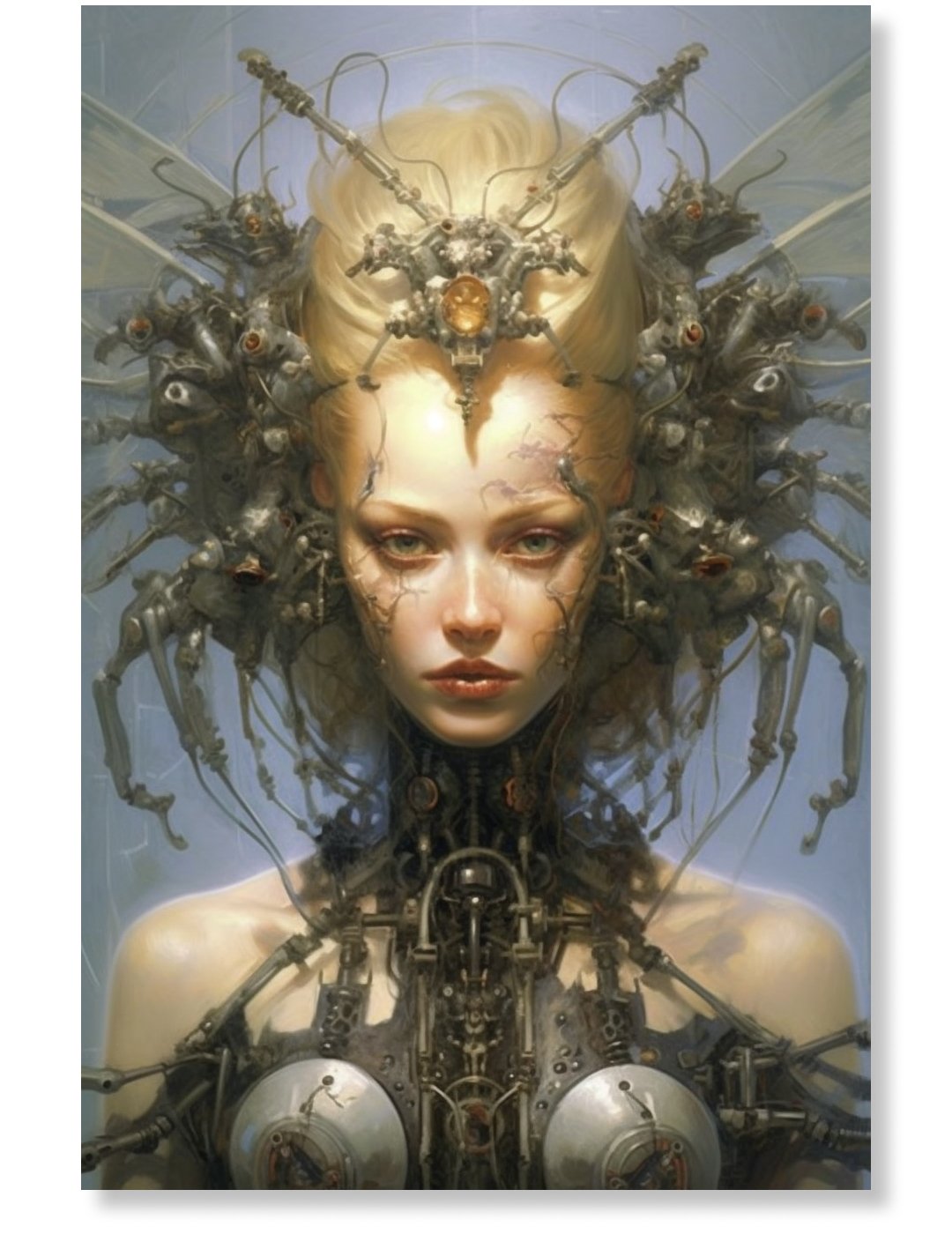 006 Mechanical Insectoid | Large Size Poster | PRINTABLE Downloadable ...