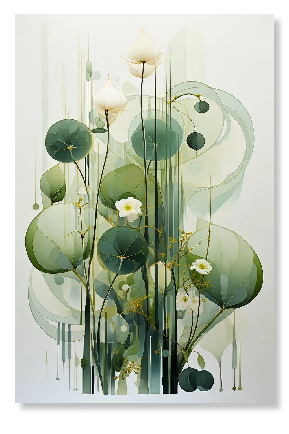 001 Organic Beauty of Plant Forms | Large Size Poster | PRINTABLE ...