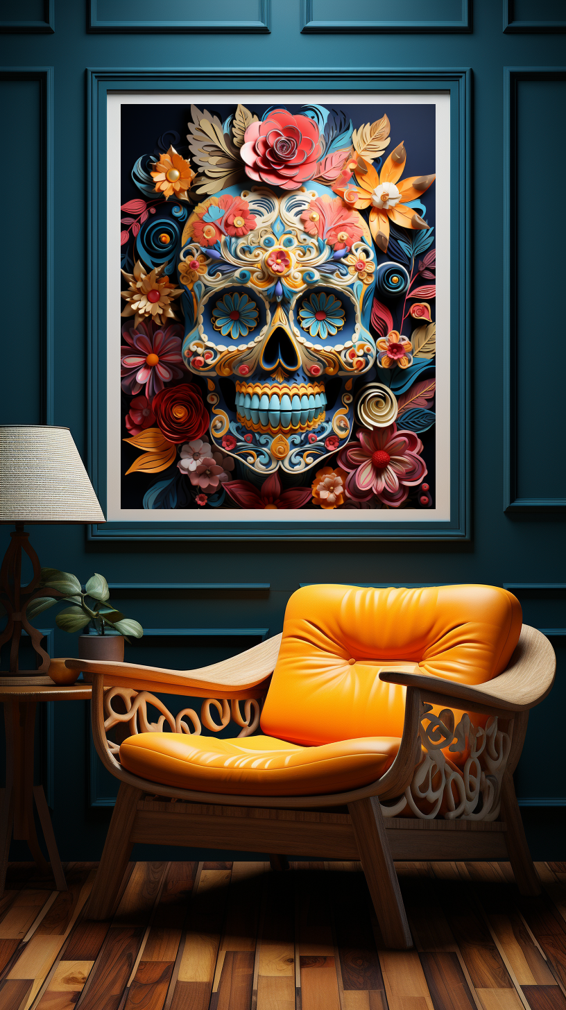 001 Colorful Celebration of Life and Remembrance | Large Size Poster ...