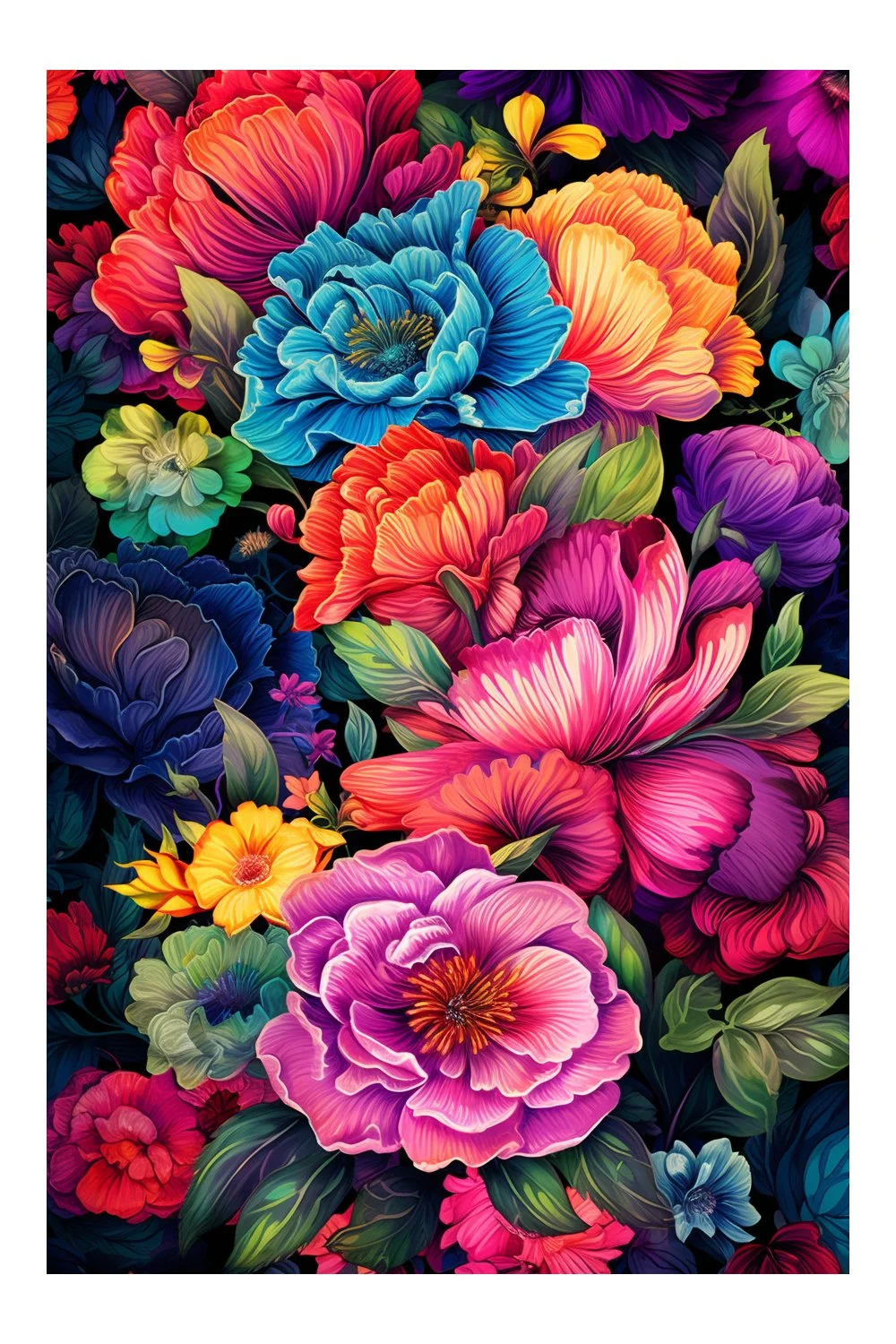 380 Floral | PRINTABLE Downloadable Large Size Picture — Nikolay Panov