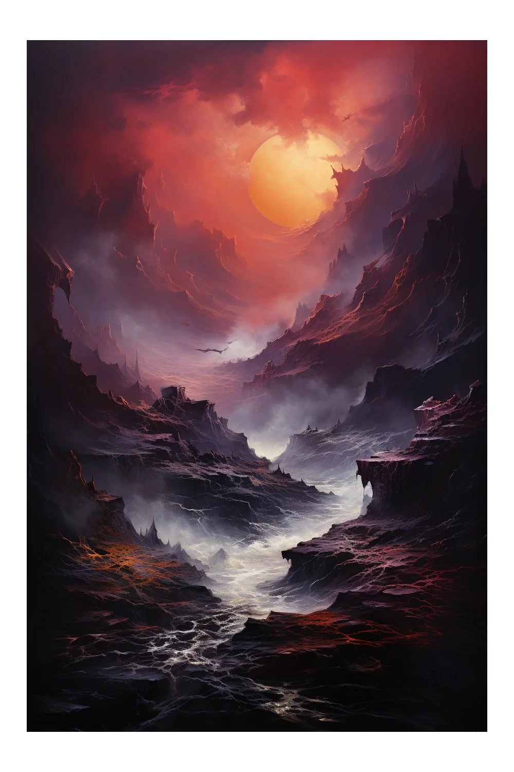 Gothic Reverie in Dark and Rich Surrealism — High Resolution 300 DPI ...