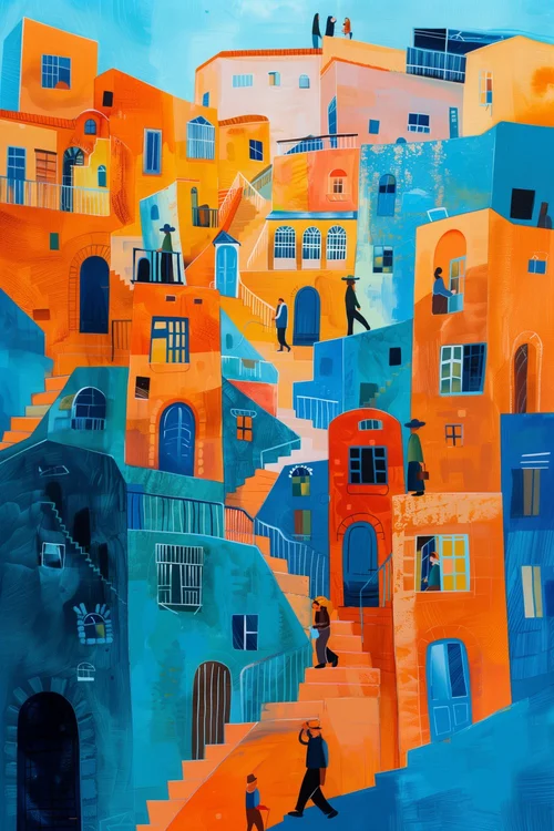 764 Whimsical Townscape Wonders — Nikolay Panov