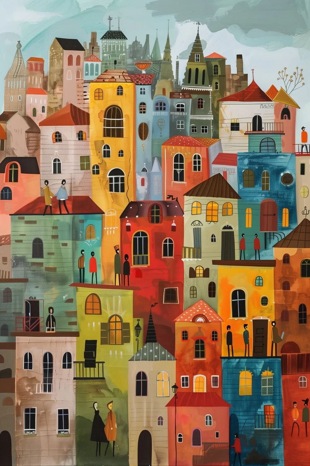 764 Whimsical Townscape Wonders — Nikolay Panov