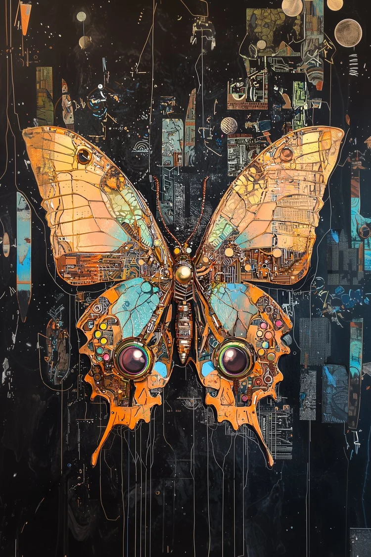 1033 Cyborg Butterfly - High-Resolution Image — Nikolay Panov