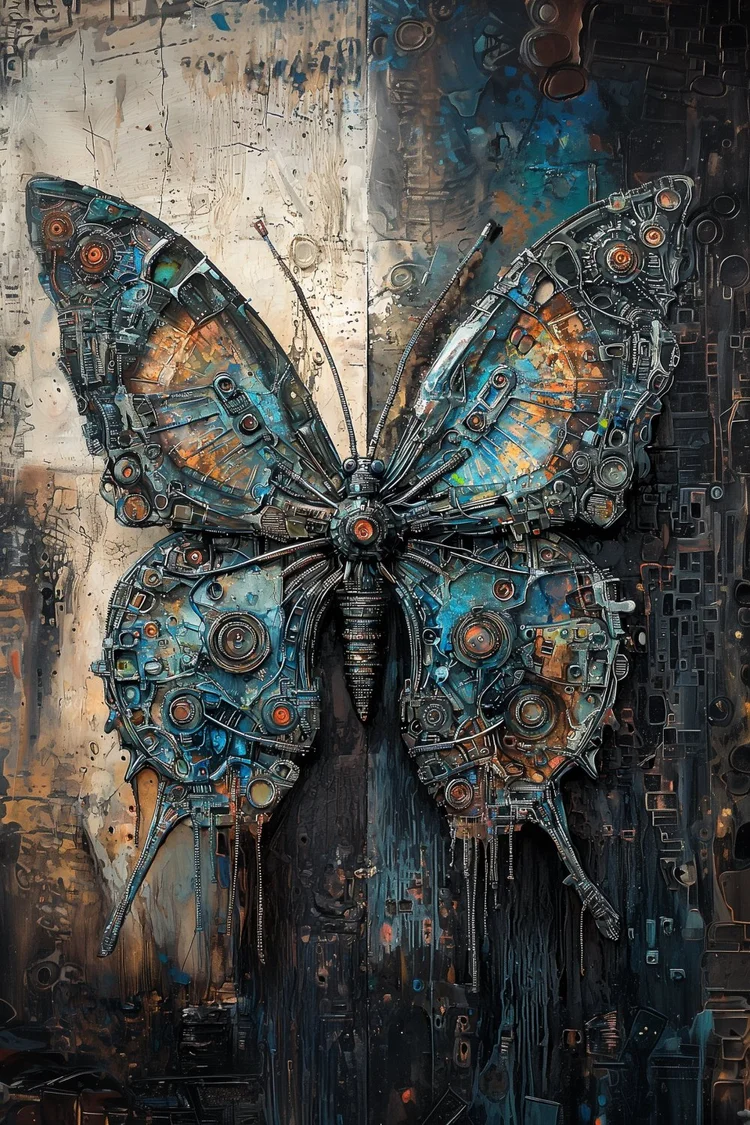 1035 Cyborg Butterfly - High-Resolution Image — Nikolay Panov