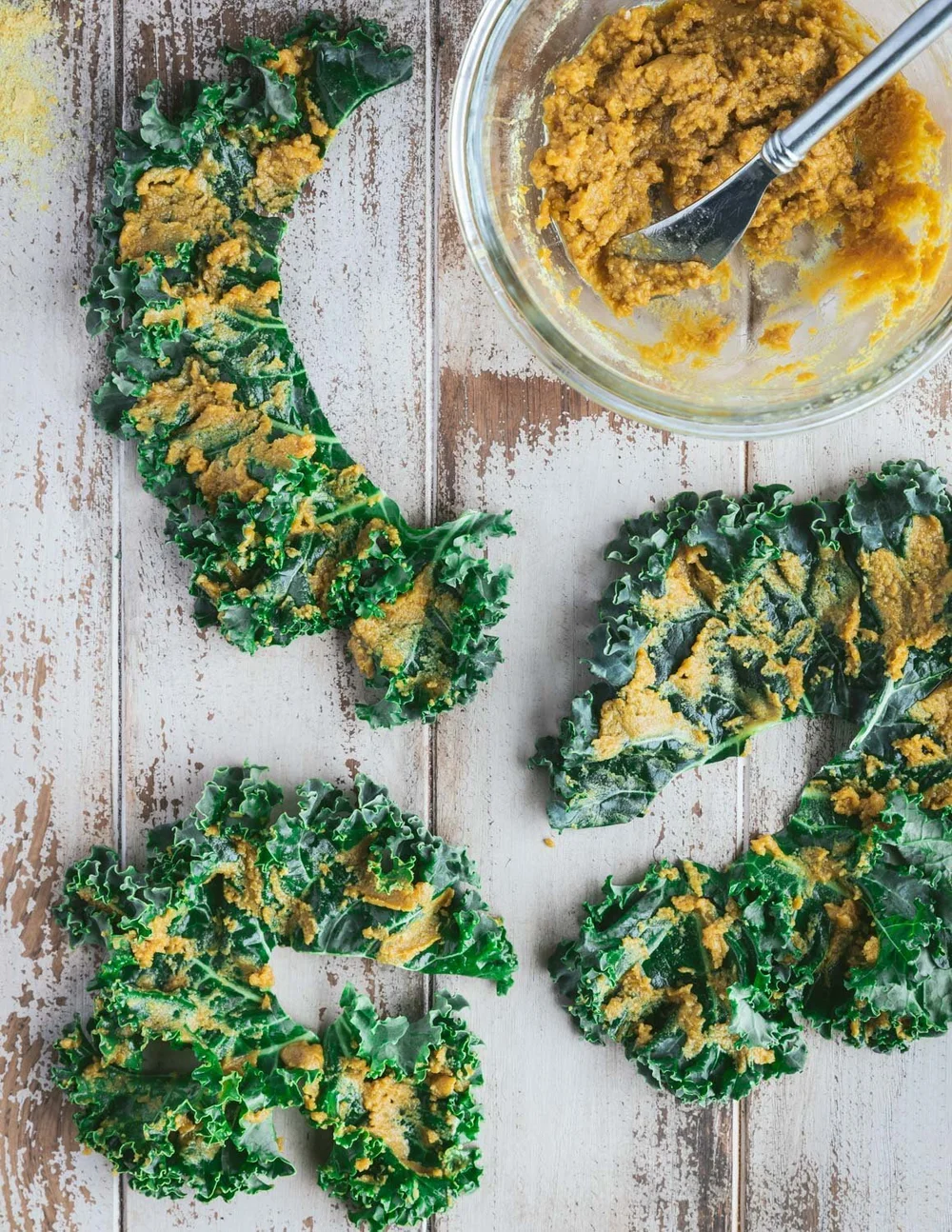 Crispy Cheesy Kale Chips / Vegan & Gluten-Free — Carol's Vegan Kitchen