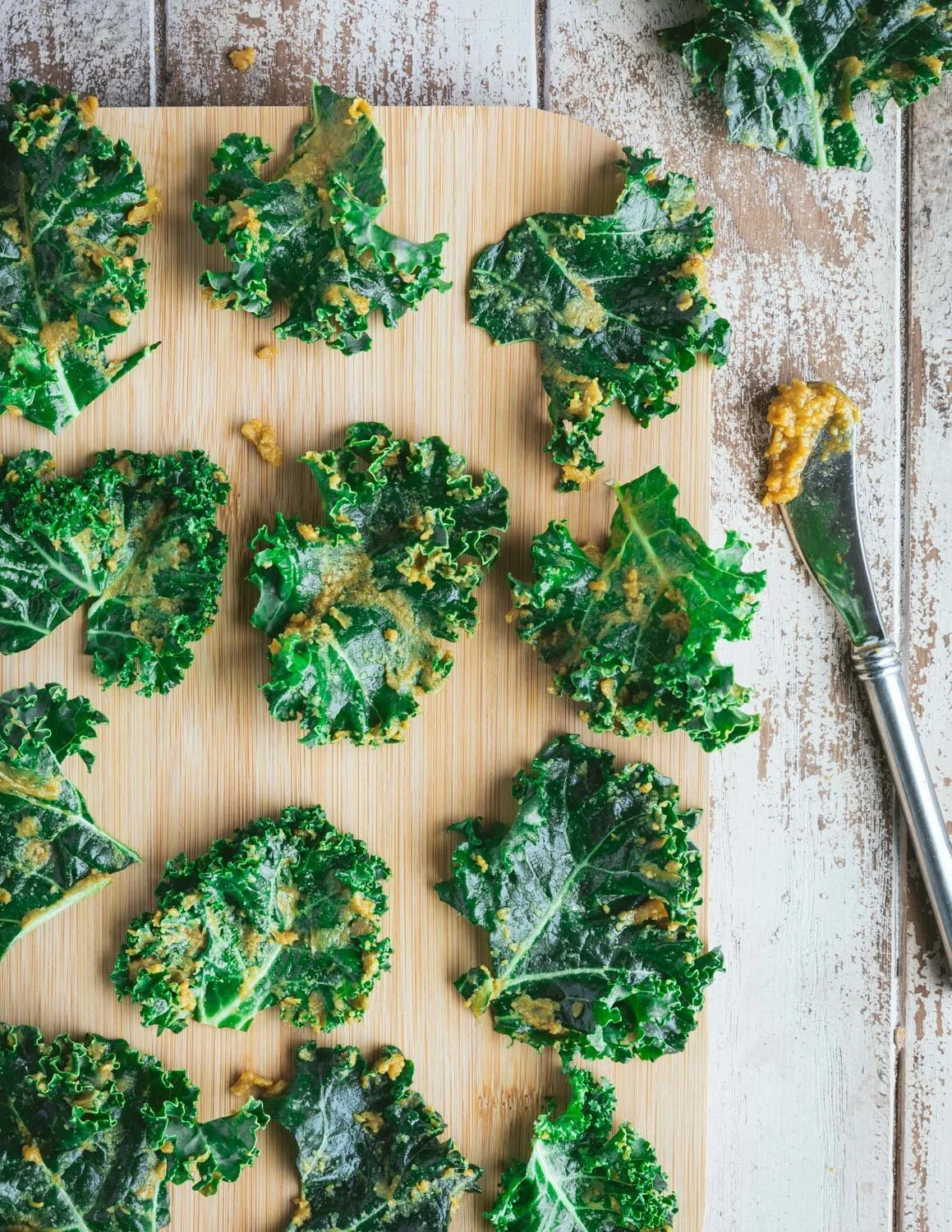 Crispy Cheesy Kale Chips / Vegan & Gluten-Free — Carol's Vegan Kitchen
