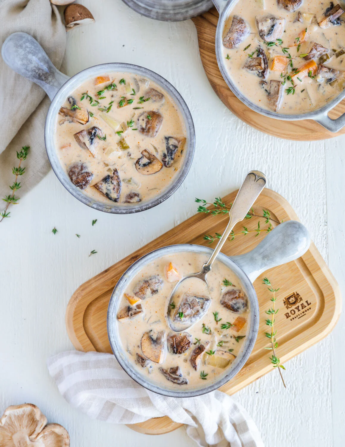 Vegan Clam Chowder with Mushrooms — Carol's Vegan Kitchen