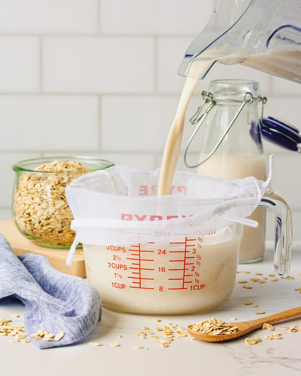 Homemade Oat Milk / That's Not Slimy! — Carol's Vegan Kitchen