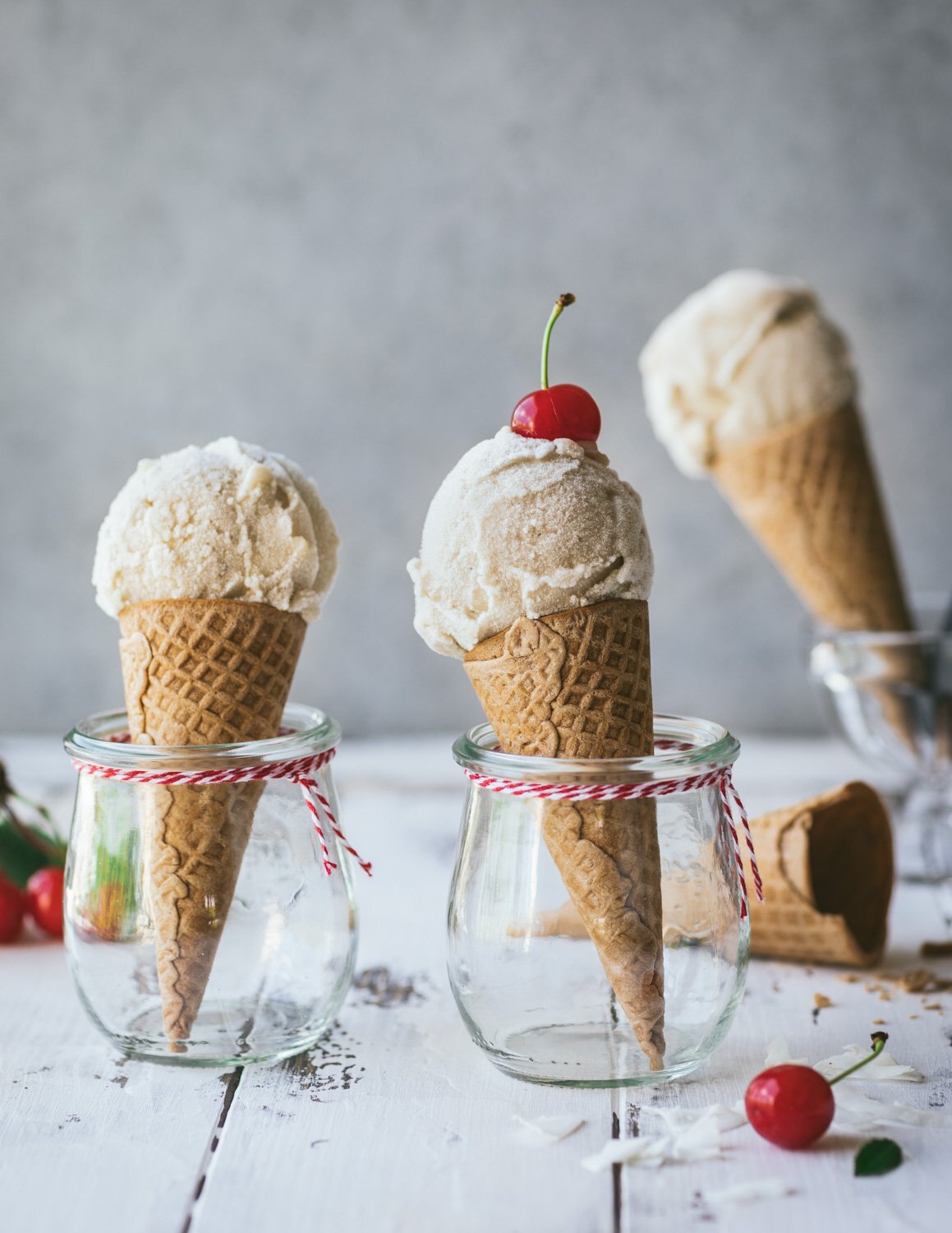Coconut Nice Cream / Homemade Dairy Free Ice Cream — Carol's Vegan Kitchen
