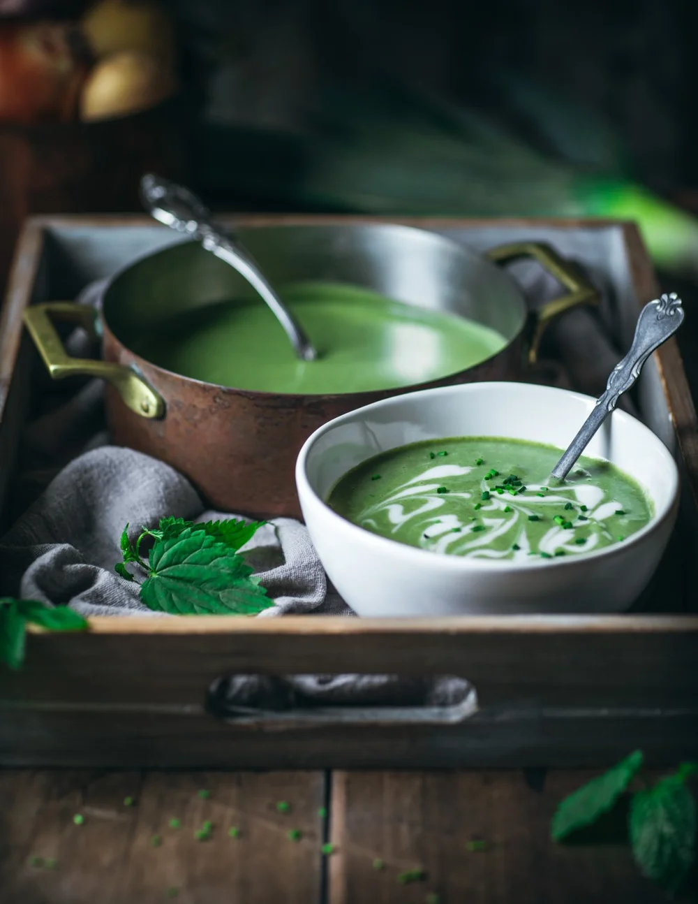 Chilled Stinging Nettle Soup — Carol's Vegan Kitchen