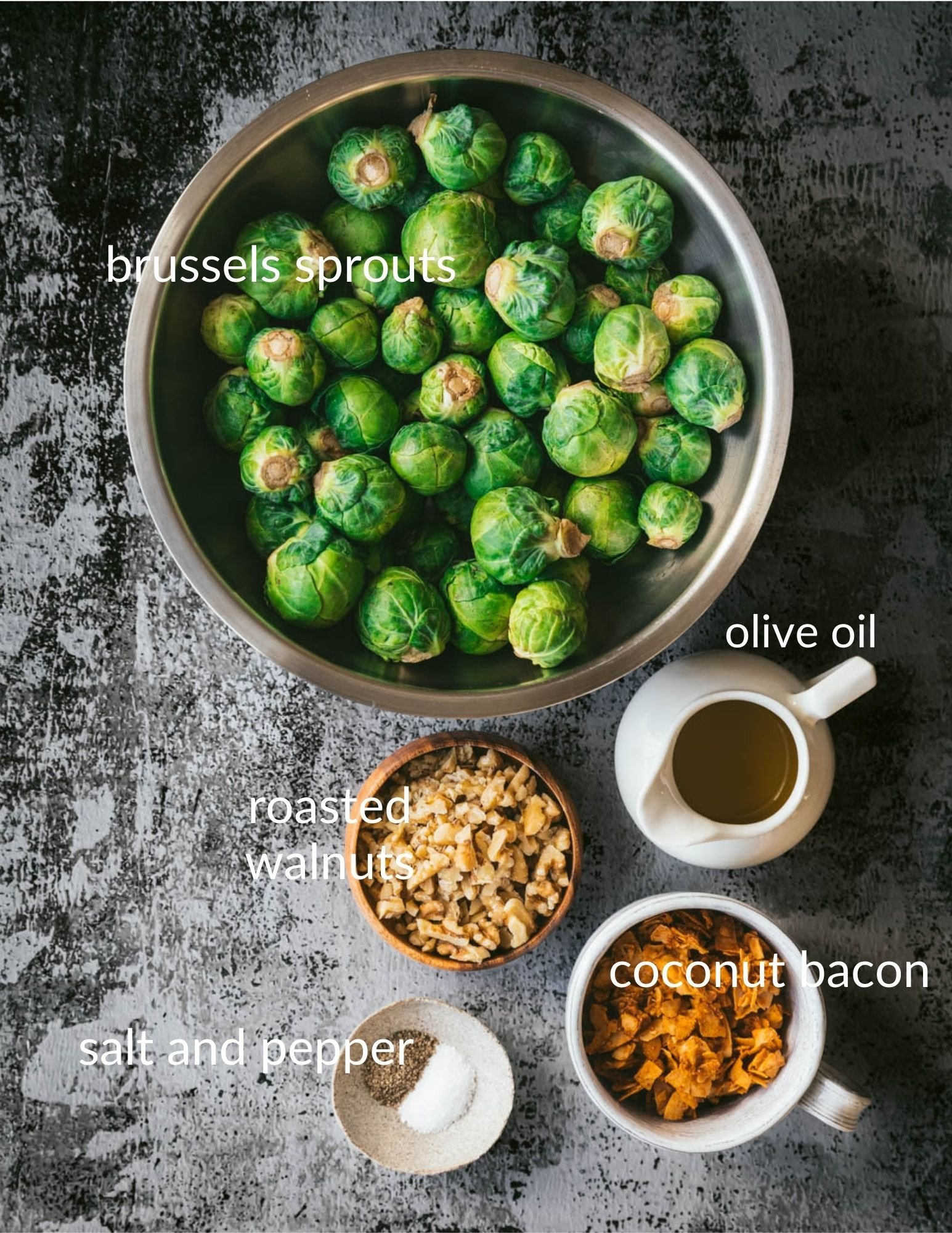 Roasted Brussels Sprouts with Coconut Bacon — Carol's Vegan Kitchen
