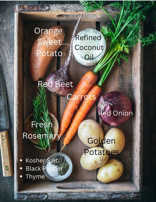 Roasted Winter Root Vegetables with Rosemary — Carol's Vegan Kitchen