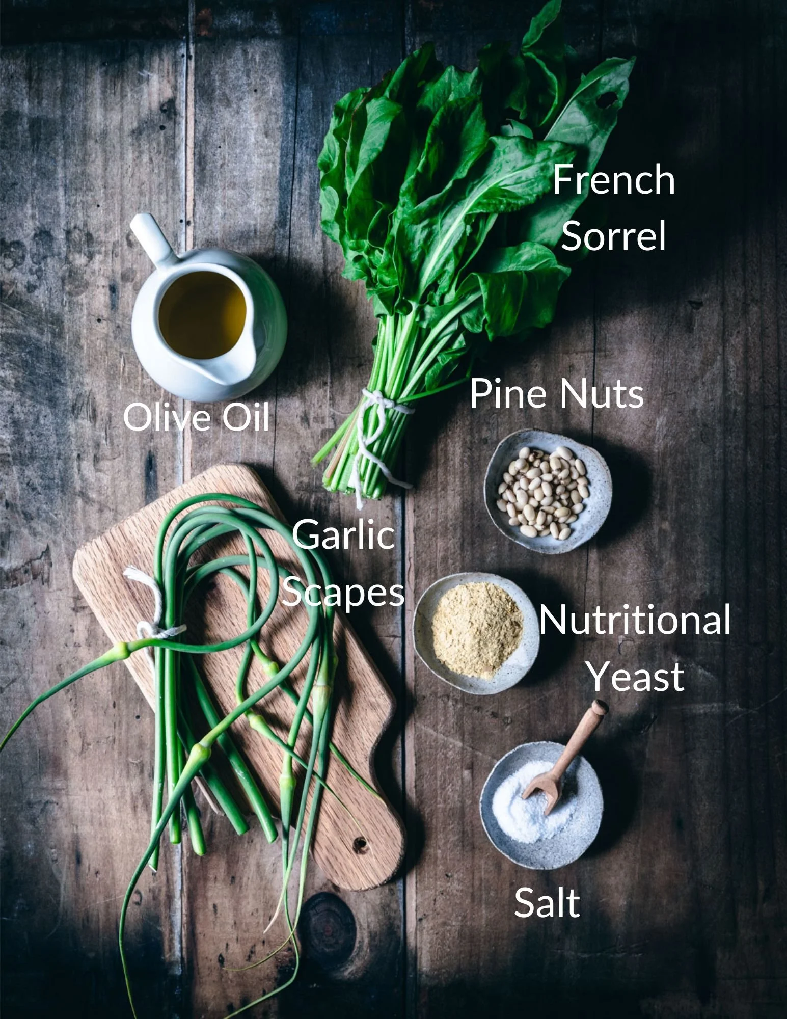 Vegan Sorrel and Garlic Scape Pesto — Vegetafull by Carol