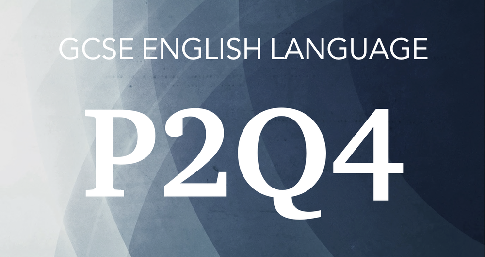 Example answers - GCSE English Language — SHSG English