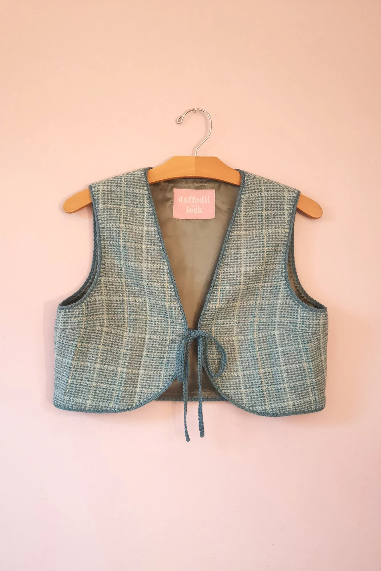 Tweed Wool British Wool Sustainable Waistcoat Vest