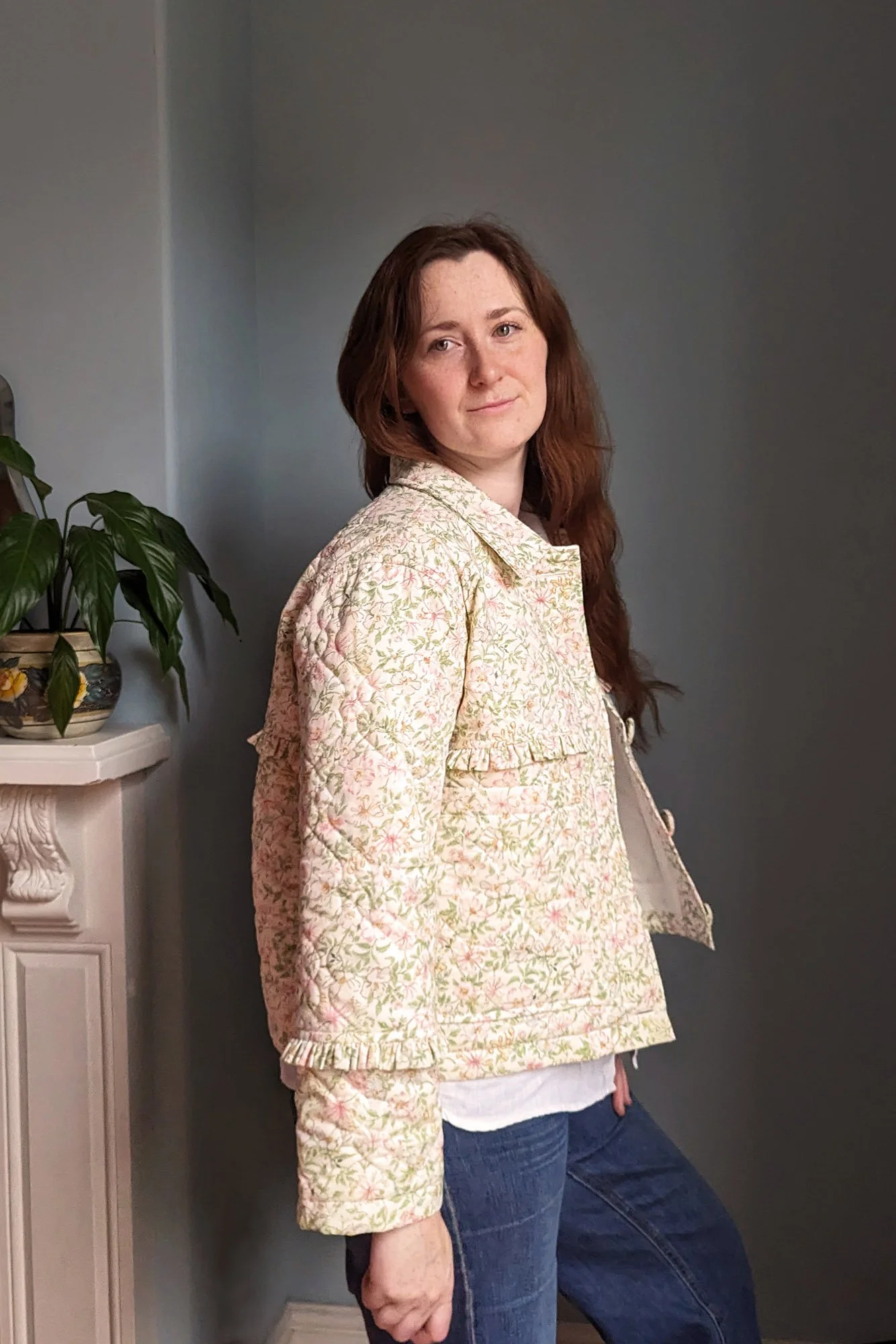 Groovy 70s Style Flower Power Jacket