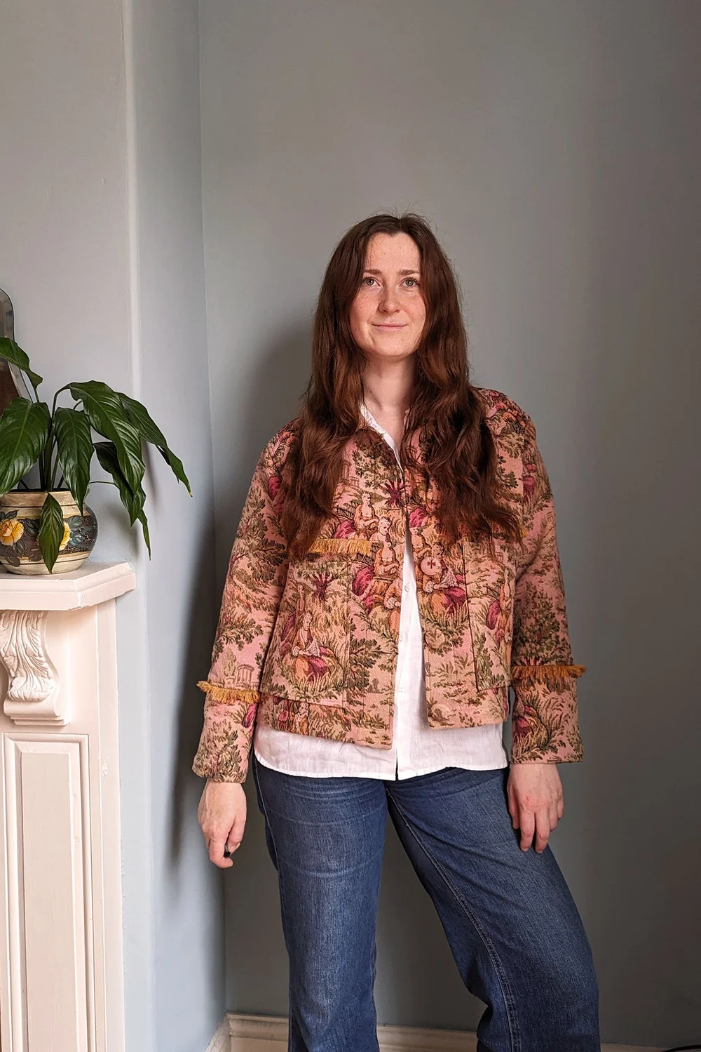 Groovy 70s Style Flower Power Jacket