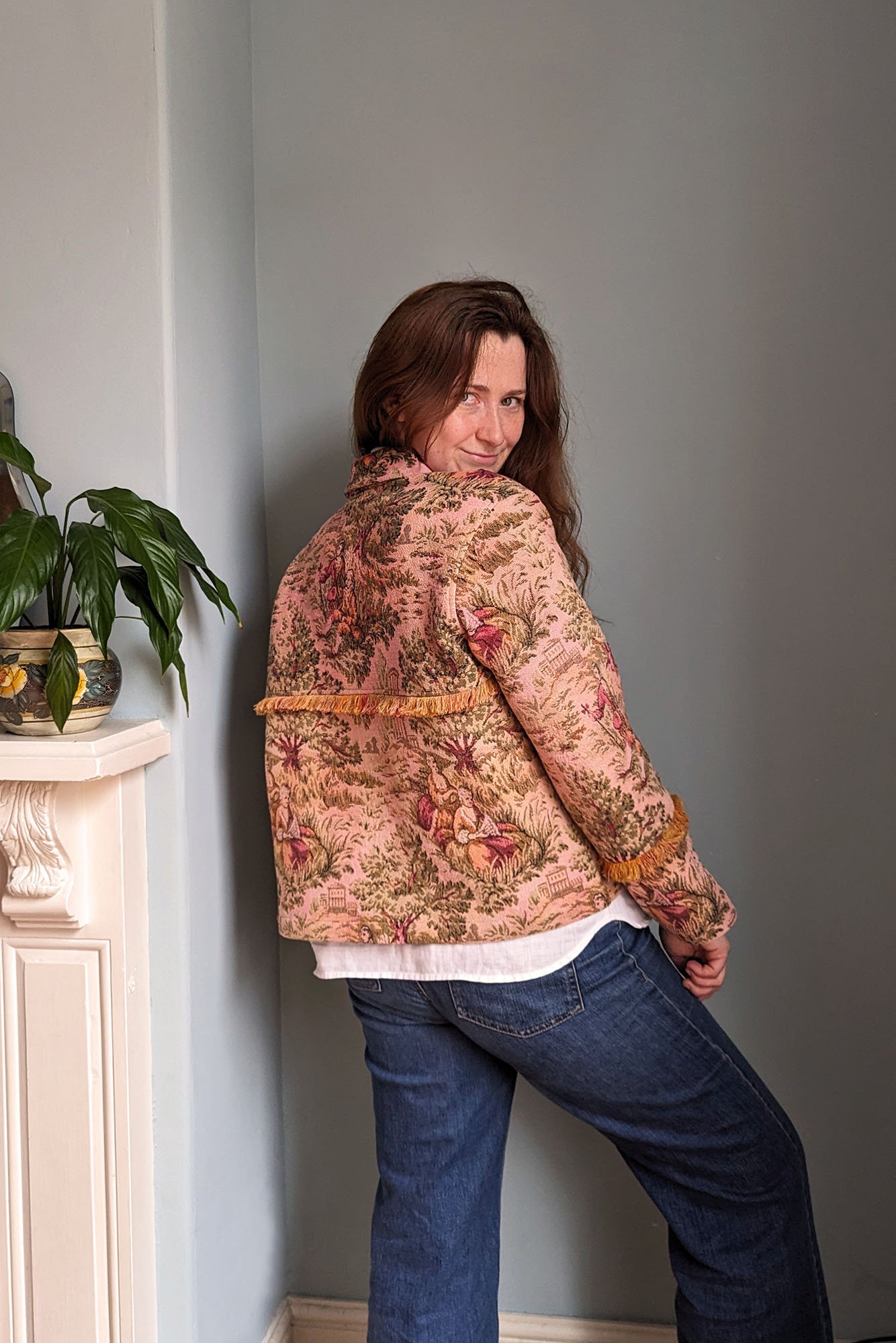 Groovy 70s Style Flower Power Jacket