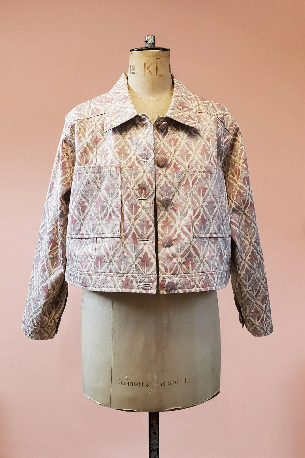 Made to Order Vintage Fabric Casual Jacket