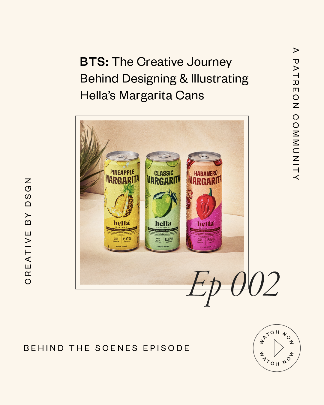 Behind the Scenes: Designing Hella Cocktail Margarita Cans | EyeSavvy ...