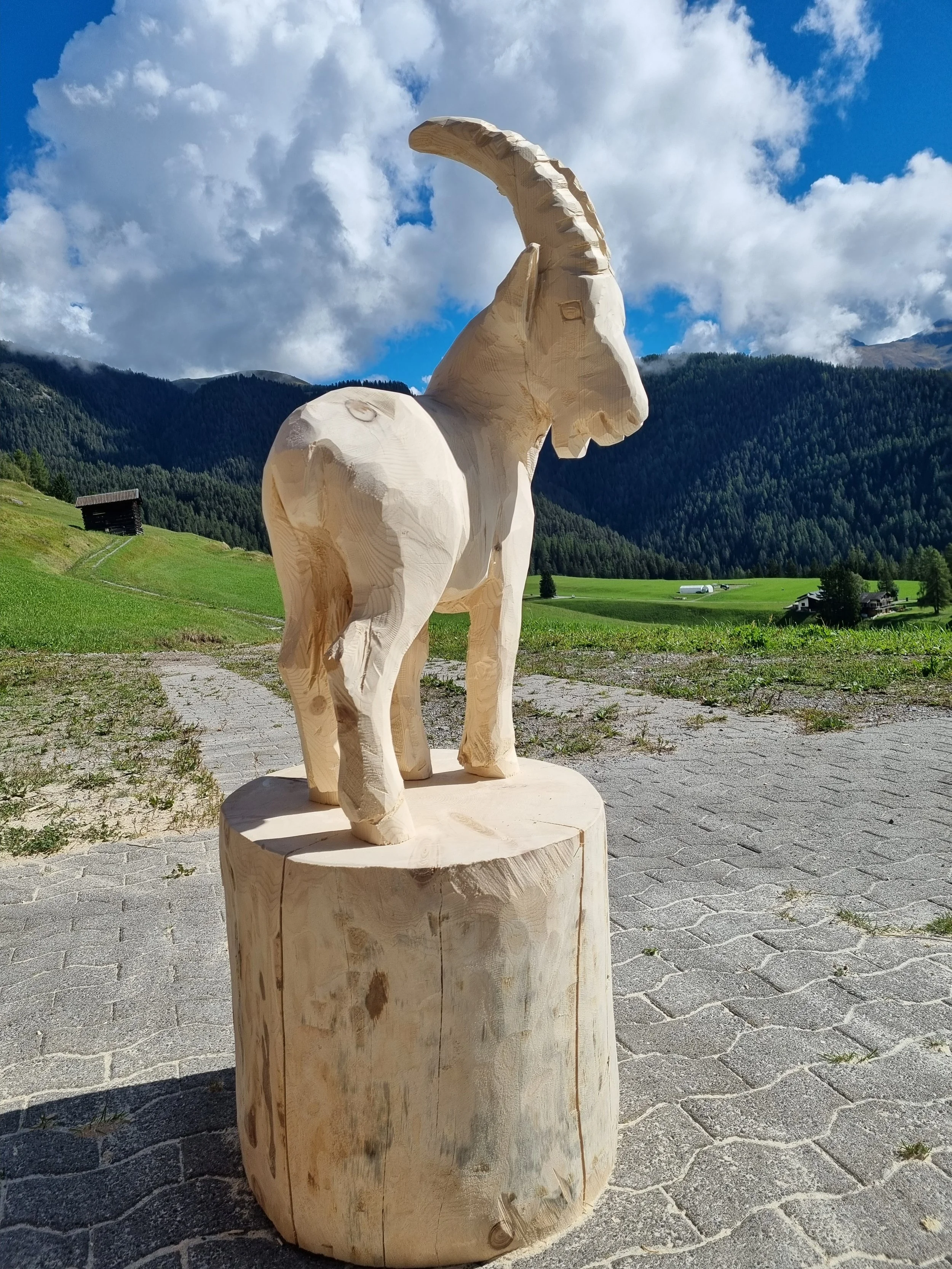 Holzskulpturen Graubünden – Simon Simonett