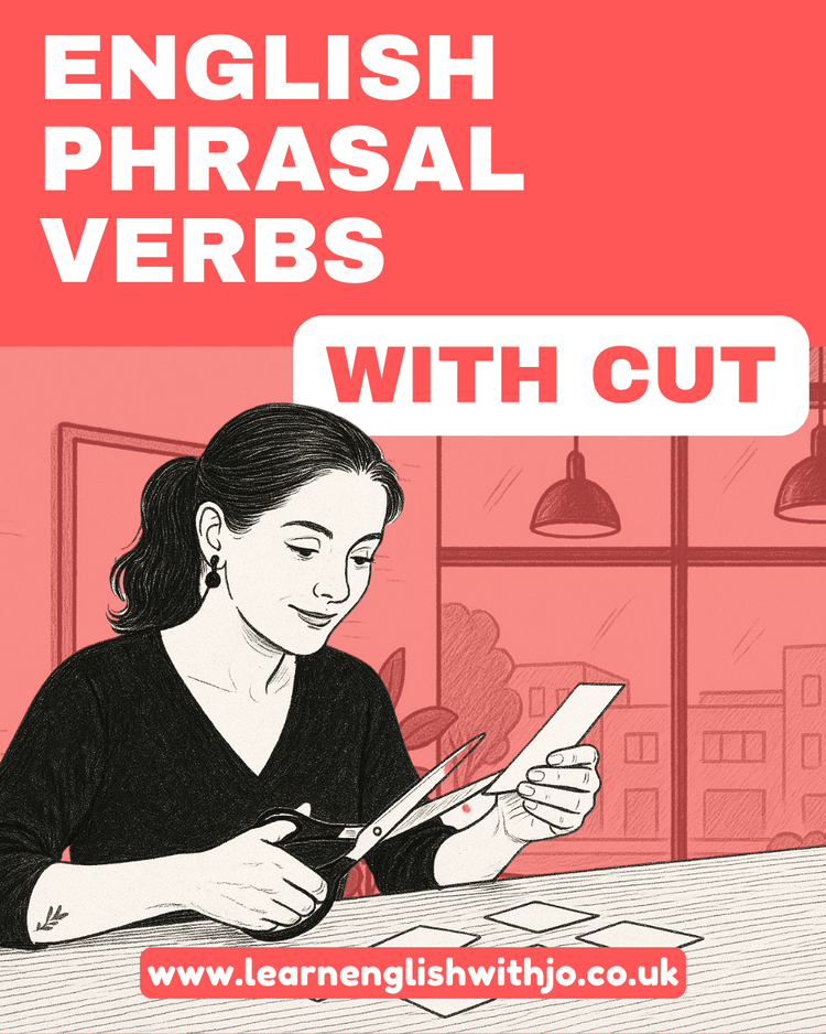 Phrasal Verbs with 'Cut' You Need to Know — Learn English With Jo