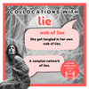 Learn 20 English Collocations With The Noun ‘Lie’ — Learn English With Jo