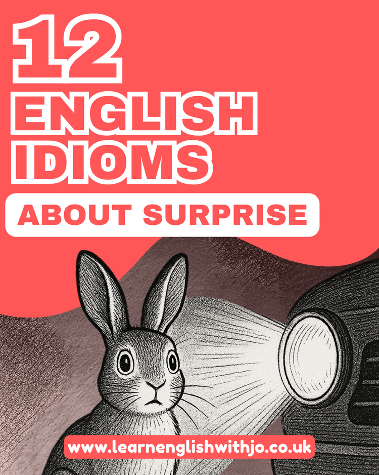 12 Idioms to Talk About Surprise in English — Learn English With Jo