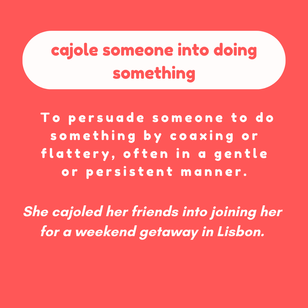 Learn English for talking about persuasion. — Learn English With Jo