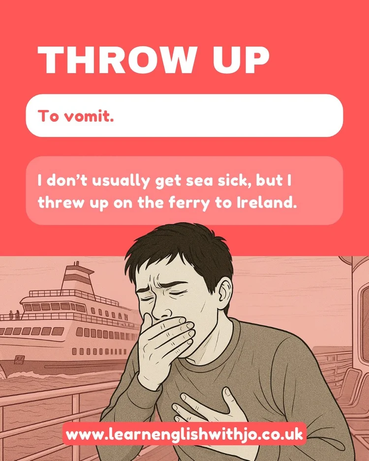 6 English Phrasal Verbs With Throw — Learn English With Jo