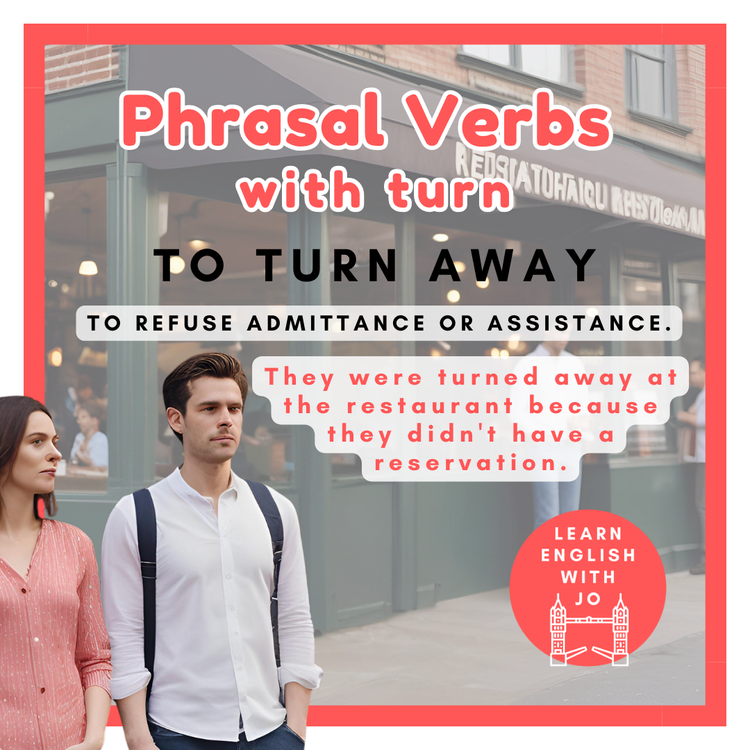 15 English phrasal verbs with turn — Learn English With Jo