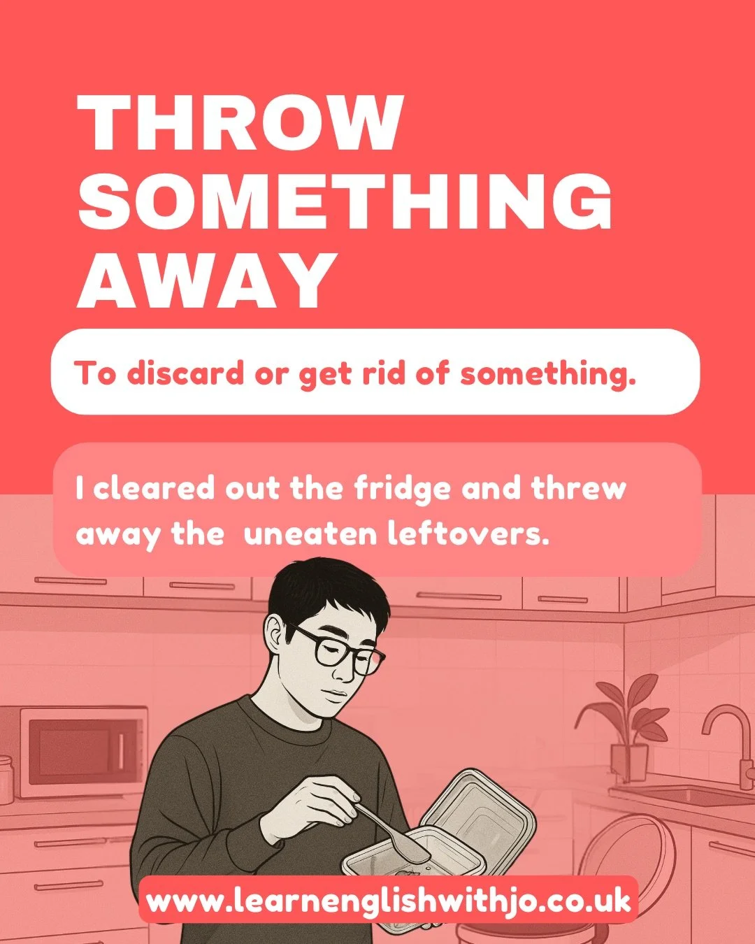 6 English Phrasal Verbs With Throw — Learn English With Jo