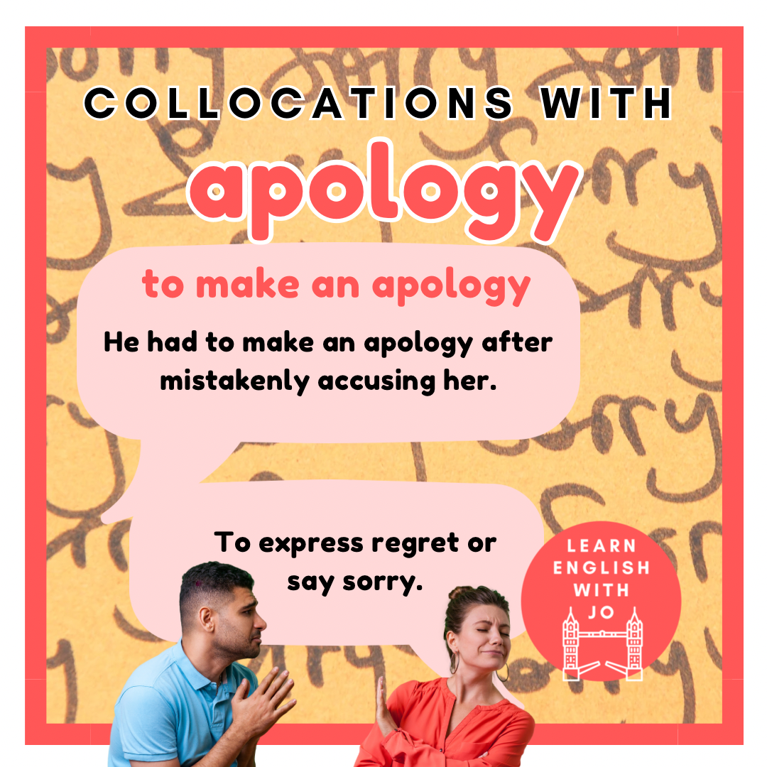 Mastering the Art of the Apology in English: 13 Collocations You Need ...