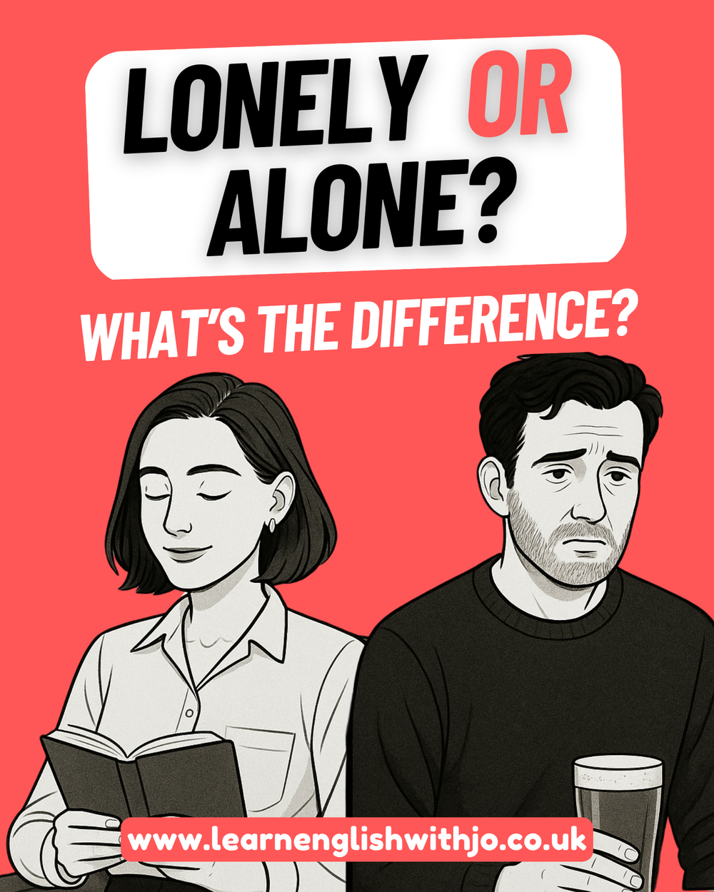 What’s the difference between being lonely and alone? — Learn English ...