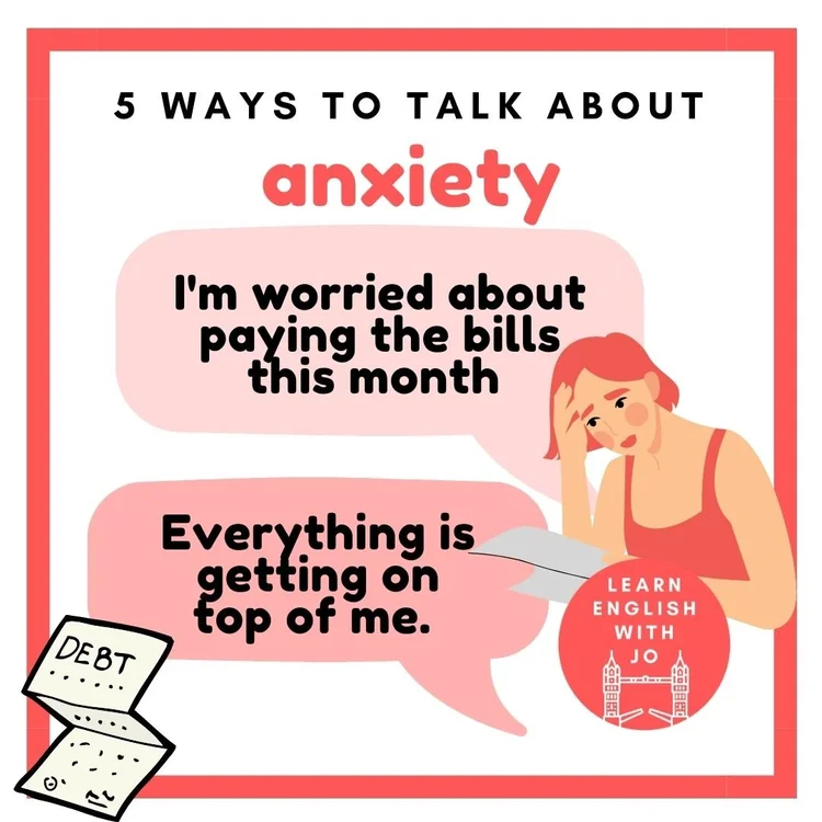 Talking about anxiety in English — Learn English With Jo