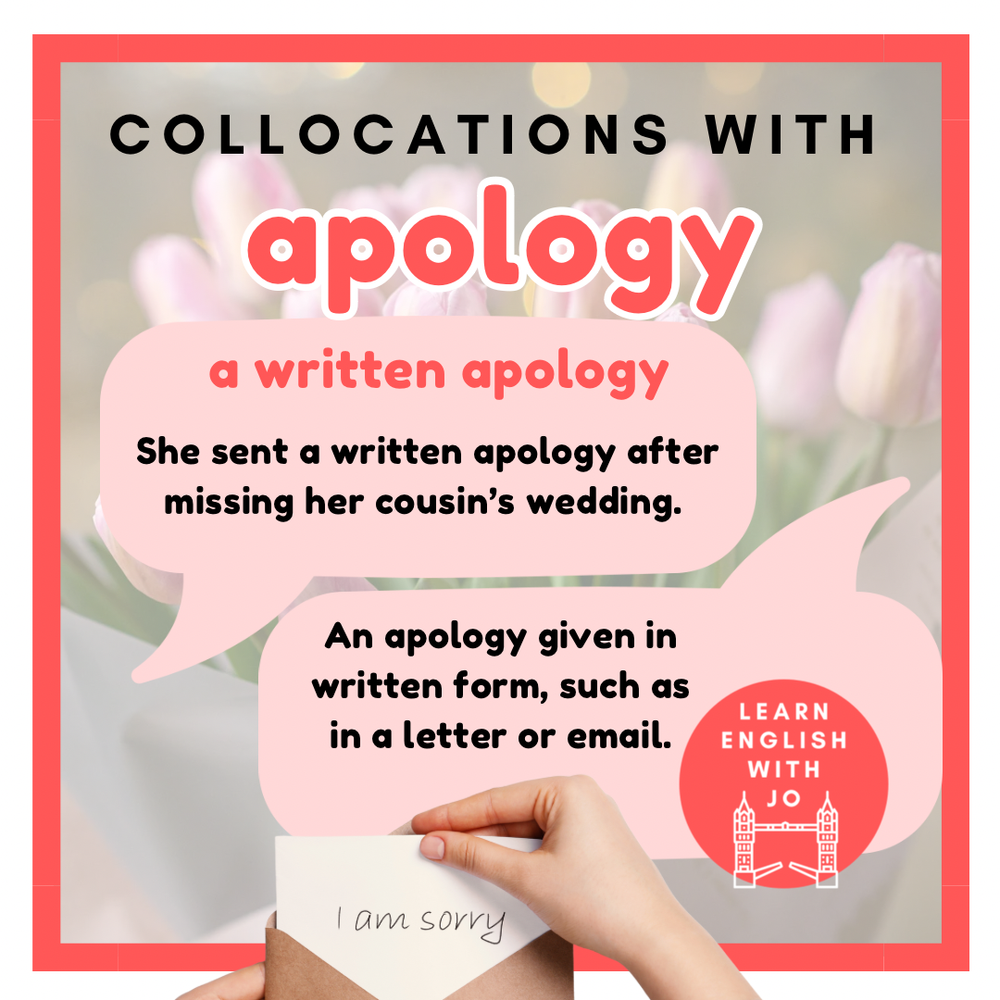 Mastering the Art of the Apology in English: 13 Collocations You Need ...