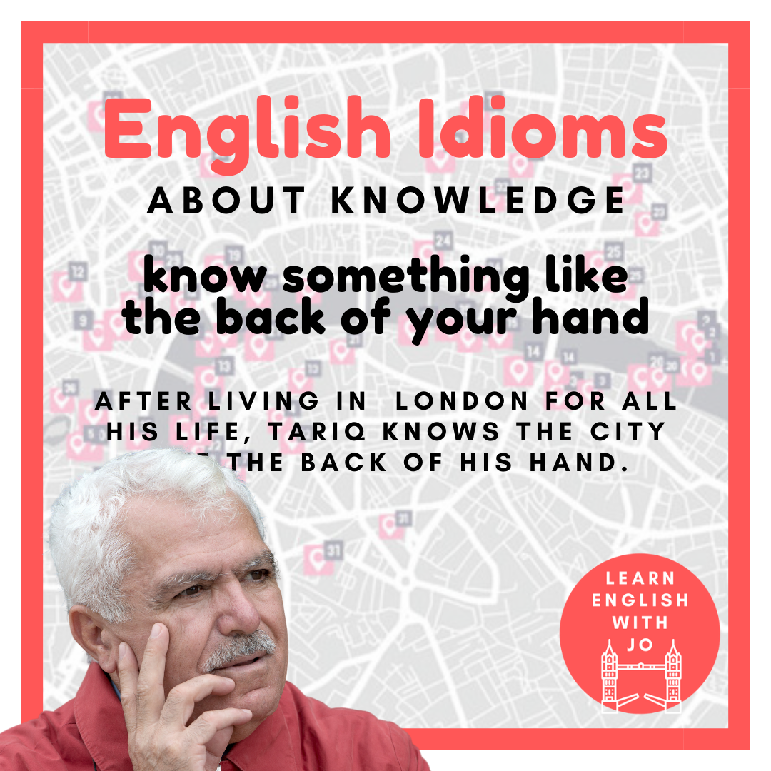 English idioms about knowledge. — Learn English With Jo