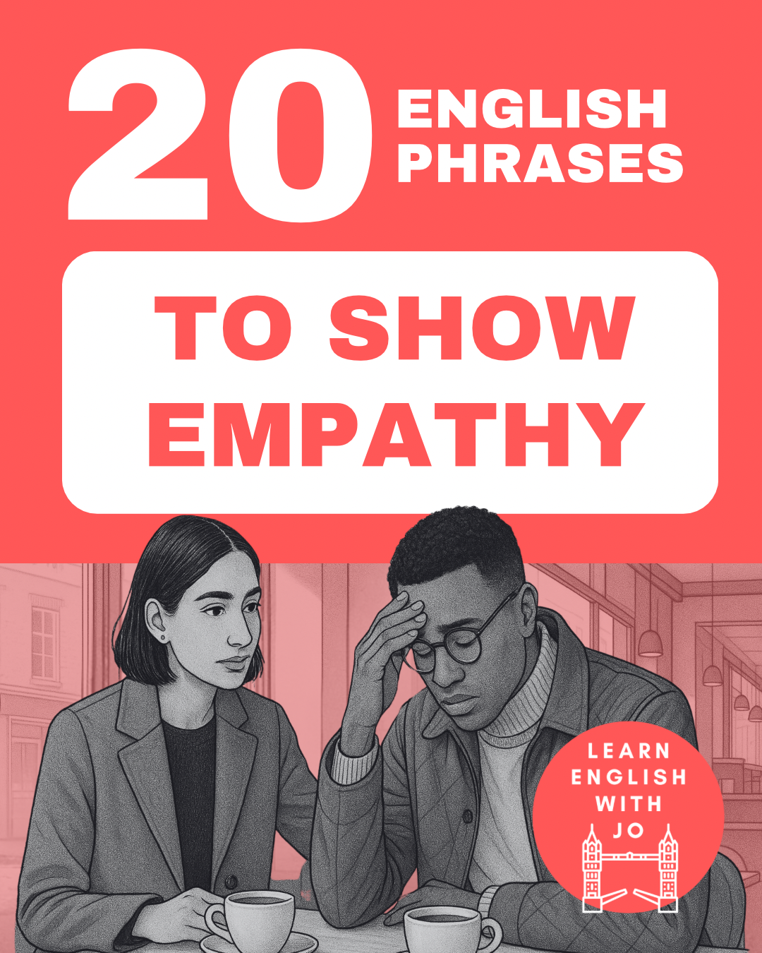 20 English Phrases to Show Empathy. — Learn English With Jo