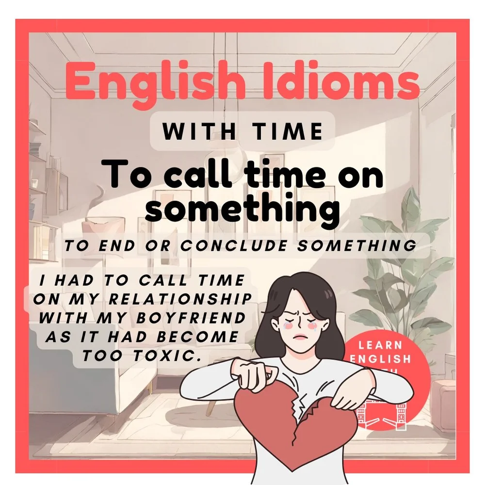 English idioms about time. — Learn English With Jo