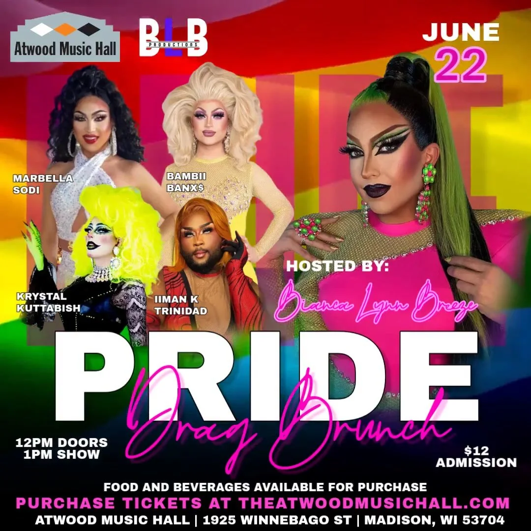 Pride Drag Brunch — Atwood Music Hall